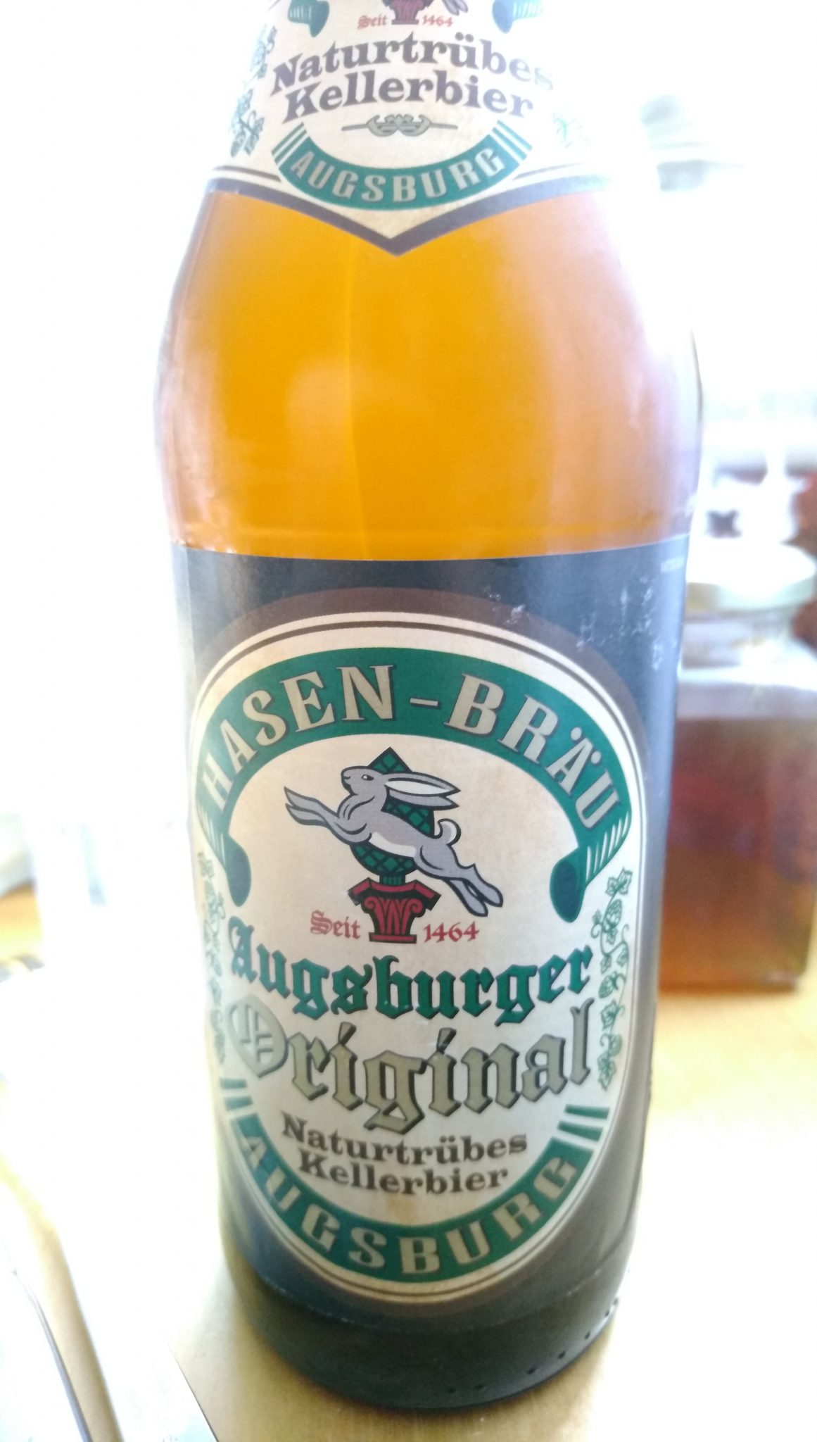 Bier: Augsburger Original – Leberkassemmel und mehr
